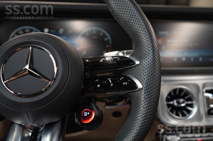 Dzeltens Mercedes-Benz G63 AMG 2025 Rīga, ar dzinēja tilpumu 4.00 L un nobraukumu 9 tūkst. km par 216900 €, foto 24 vietnē AUTOMOTO.COM.LV