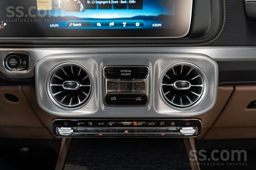 Dzeltens Mercedes-Benz G63 AMG 2025 Rīga, ar dzinēja tilpumu 4.00 L un nobraukumu 9 tūkst. km par 216900 €, foto 30 vietnē AUTOMOTO.COM.LV