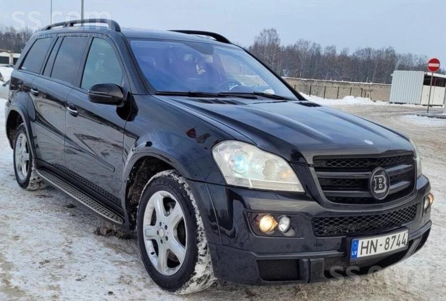 Black Mercedes-Benz GL 320 2007 in Riga, with an engine capacity of 3.00 L and mileage of 345 thousand km for 11980 €, photo 22 on AUTOMOTO.COM.LV