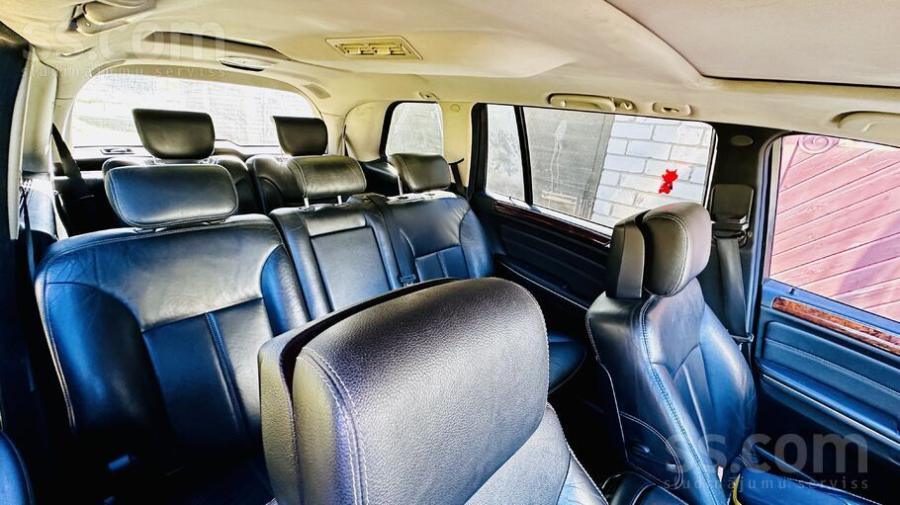 Melns Mercedes-Benz GL 320 2007 Ogre, ar dzinēja tilpumu 3.00 L un nobraukumu 307 tūkst. km par 7700 €, foto 6 vietnē AUTOMOTO.COM.LV