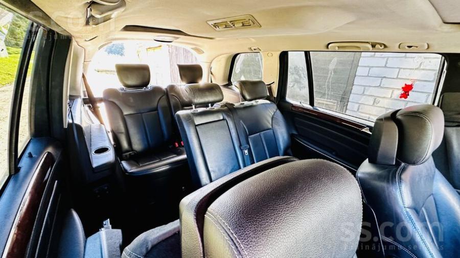 Melns Mercedes-Benz GL 320 2007 Ogre, ar dzinēja tilpumu 3.00 L un nobraukumu 307 tūkst. km par 7700 €, foto 11 vietnē AUTOMOTO.COM.LV