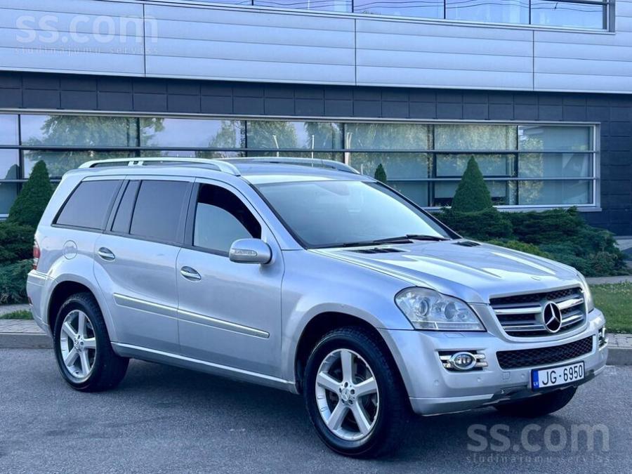 Pelēks Mercedes-Benz GL 320 2007 Rīga, ar dzinēja tilpumu 3.00 L un nobraukumu 0 tūkst. km par 4750 €, foto 1 vietnē AUTOMOTO.COM.LV