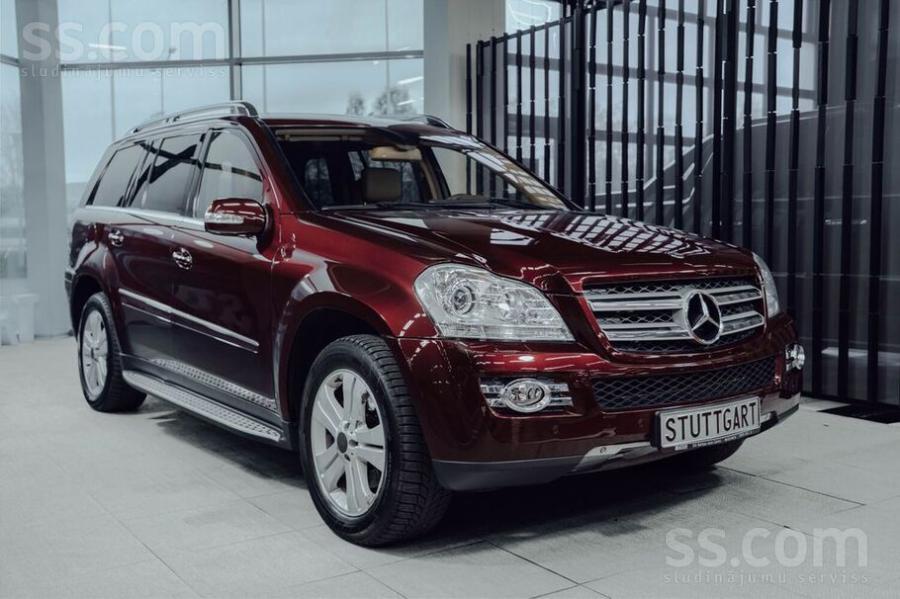 Sarkans Mercedes-Benz GL 320 2009 Rīga, ar dzinēja tilpumu 3.00 L un nobraukumu 241 tūkst. km par 9000 €, foto 1 vietnē AUTOMOTO.COM.LV