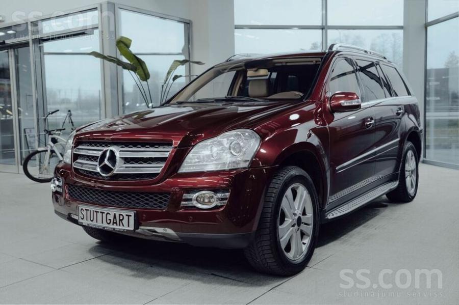 Sarkans Mercedes-Benz GL 320 2009 Rīga, ar dzinēja tilpumu 3.00 L un nobraukumu 241 tūkst. km par 9000 €, foto 4 vietnē AUTOMOTO.COM.LV