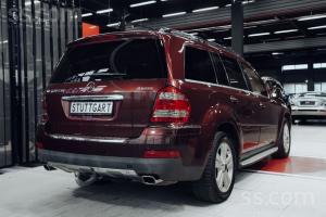 Sarkans Mercedes-Benz GL 320 2009 Rīga, ar dzinēja tilpumu 3.00 L un nobraukumu 241 tūkst. km par 9000 €, foto 26 vietnē AUTOMOTO.COM.LV