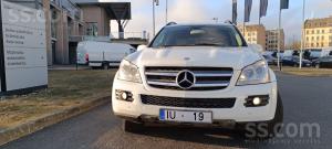 White Mercedes-Benz GL 320 2008 in Riga, with an engine capacity of 3.00 L and mileage of 267 thousand km for 8950 €, photo 5 on AUTOMOTO.COM.LV