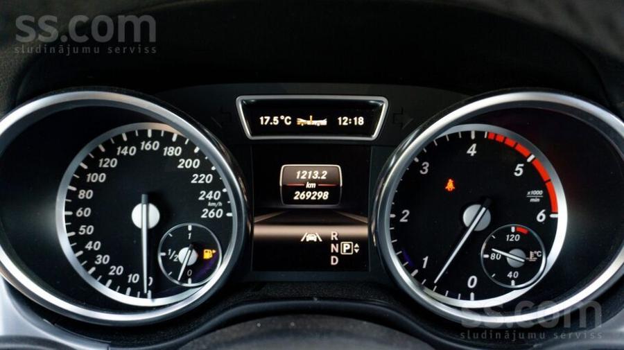 Black Mercedes-Benz GL 350 2013 in Riga, with an engine capacity of 3.00 L and mileage of 269 thousand km for 18990 €, photo 24 on AUTOMOTO.COM.LV