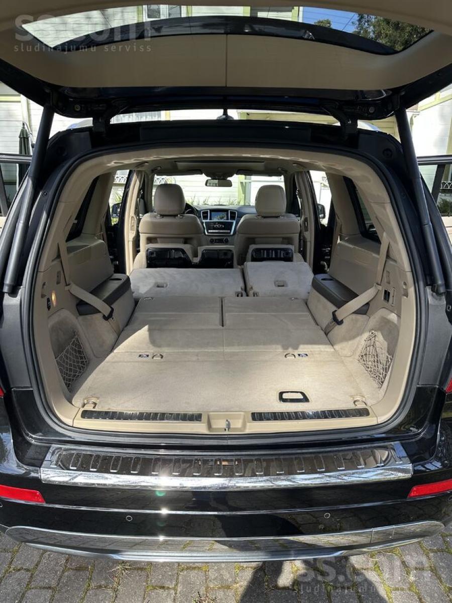 Black Mercedes-Benz GL 350 2014 in Jurmala, with an engine capacity of 3.00 L and mileage of 0 thousand km for 18400 €, photo 29 on AUTOMOTO.COM.LV