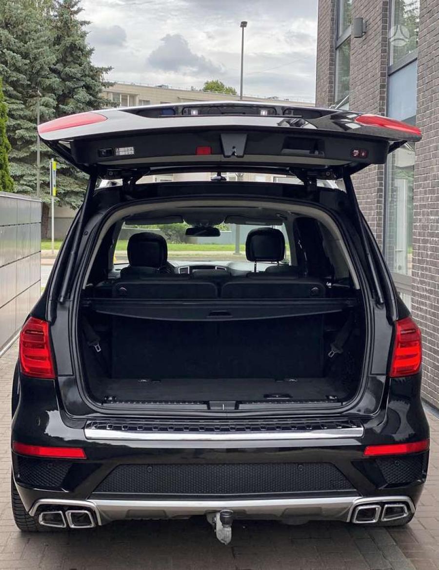 Black Mercedes-Benz GL 350 2014 in Marijampole, with an engine capacity of 2.99 L and mileage of 328 thousand km for 22450 €, photo 21 on AUTOMOTO.COM.LV