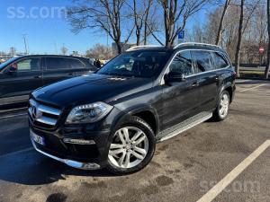 Black Mercedes-Benz GL 350 2016 in Riga, with an engine capacity of 3.00 L and mileage of 206 thousand km for 17500 €, photo  on AUTOMOTO.COM.LV