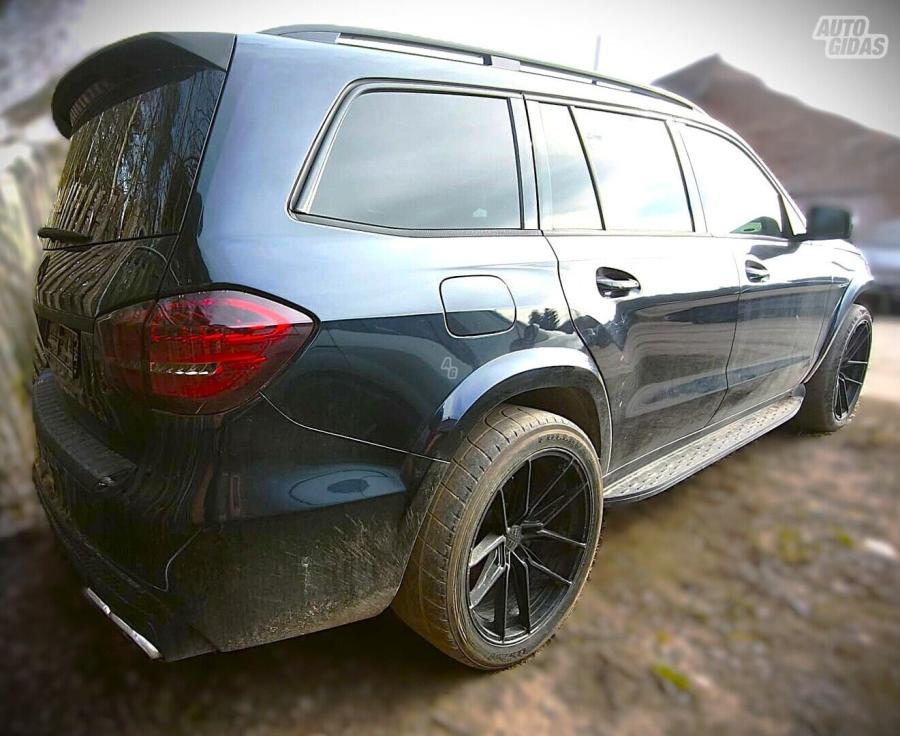 Blue Mercedes-Benz GL 350 2013 in Vilnius, with an engine capacity of 3.00 L and mileage of 28 thousand km for 21370 €, photo 5 on AUTOMOTO.COM.LV