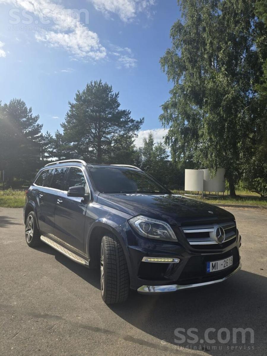 Zils Mercedes-Benz GL 350 2014 Rīga, ar dzinēja tilpumu 3.00 L un nobraukumu 304 tūkst. km par 17500 €, foto 3 vietnē AUTOMOTO.COM.LV
