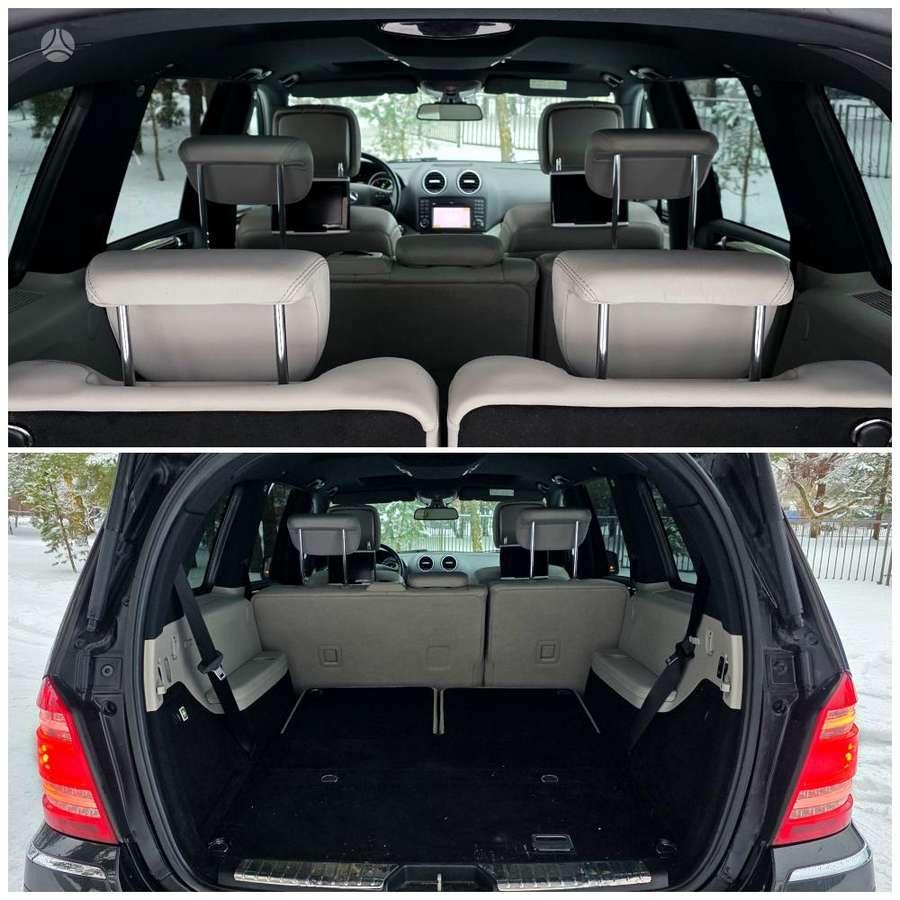 Brown Mercedes-Benz GL 350 2011 in Vilnius, with an engine capacity of 2.99 L and mileage of 123 thousand km for 16900 €, photo 16 on AUTOMOTO.COM.LV