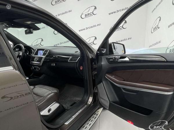 Brown Mercedes-Benz GL 350 2013 in Vilnius, with an engine capacity of 2.99 L and mileage of 387 thousand km for 15500 €, photo 9 on AUTOMOTO.COM.LV