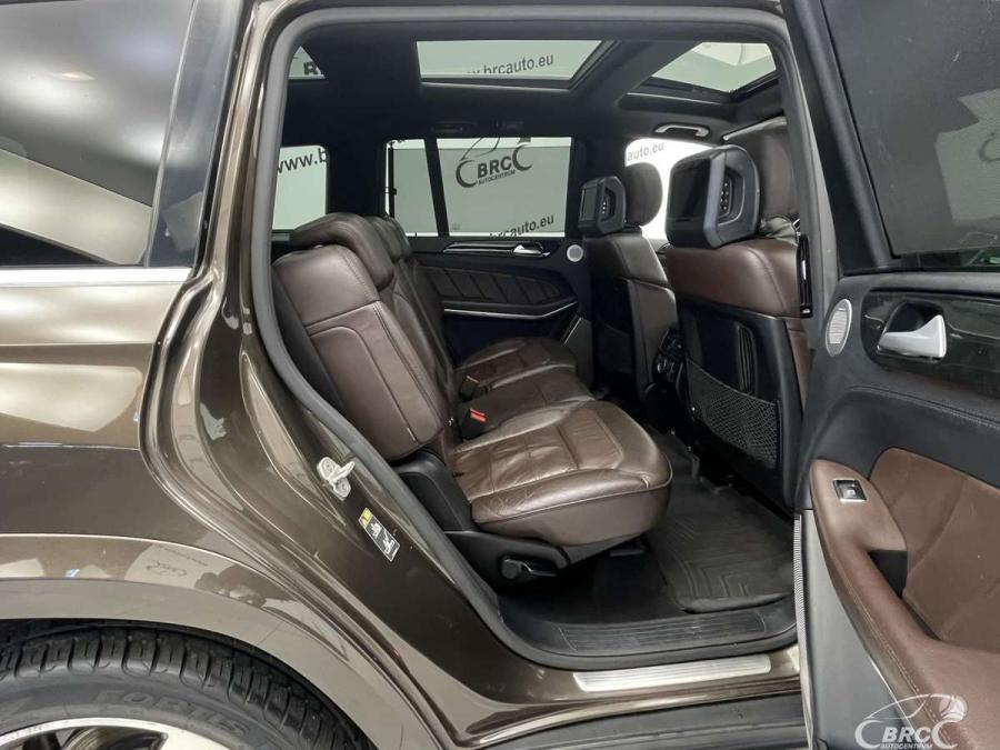 Brown Mercedes-Benz GL 350 2013 in Vilnius, with an engine capacity of 2.99 L and mileage of 387 thousand km for 15500 €, photo 12 on AUTOMOTO.COM.LV