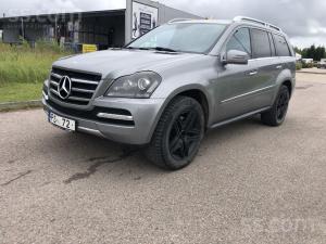 Grey Mercedes-Benz GL 350 2012 in Kuldiga, with an engine capacity of 3.00 L and mileage of 0 thousand km for 29999 €, photo 1 on AUTOMOTO.COM.LV
