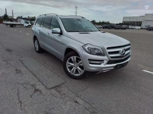 Grey Mercedes-Benz GL 350 2014 in Panevezys, with an engine capacity of 3.00 L and mileage of 198 thousand km for 18500 €, photo 3 on AUTOMOTO.COM.LV