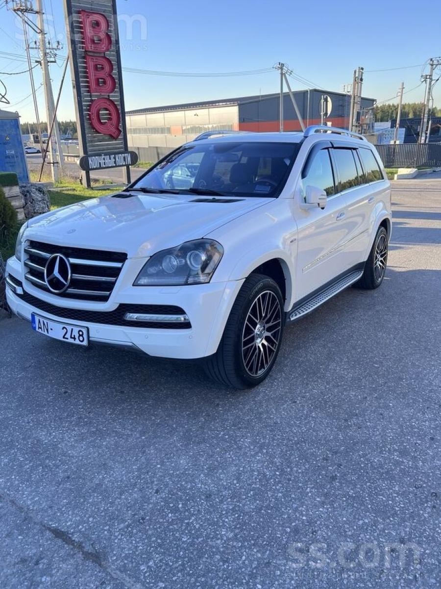 White Mercedes-Benz GL 350 2012 in Riga, with an engine capacity of 2.90 L and mileage of 0 thousand km for 14000 €, photo 1 on AUTOMOTO.COM.LV