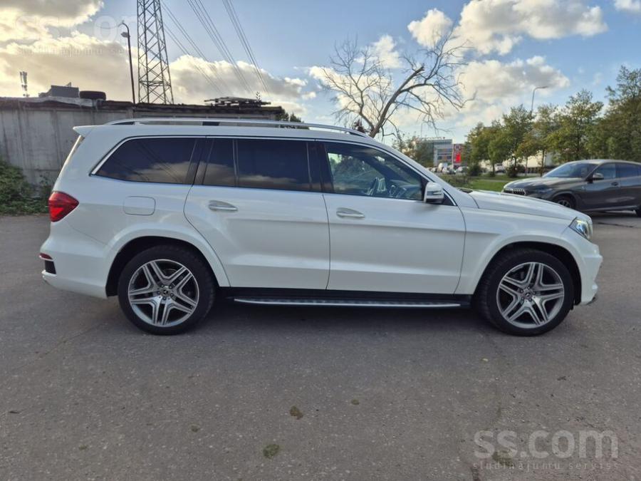 Белый Мерседес ГЛ 350 2013 в Рига, объемом двигателя 3.00 л и пробегом 263 тыс. км за 22990 €, фото 6 на AUTOMOTO.COM.LV