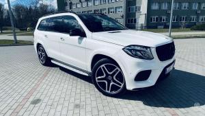 White Mercedes-Benz GL 350 2015 in Kaunas, with an engine capacity of 2.99 L and mileage of 229 thousand km for 27800 €, photo  on AUTOMOTO.COM.LV