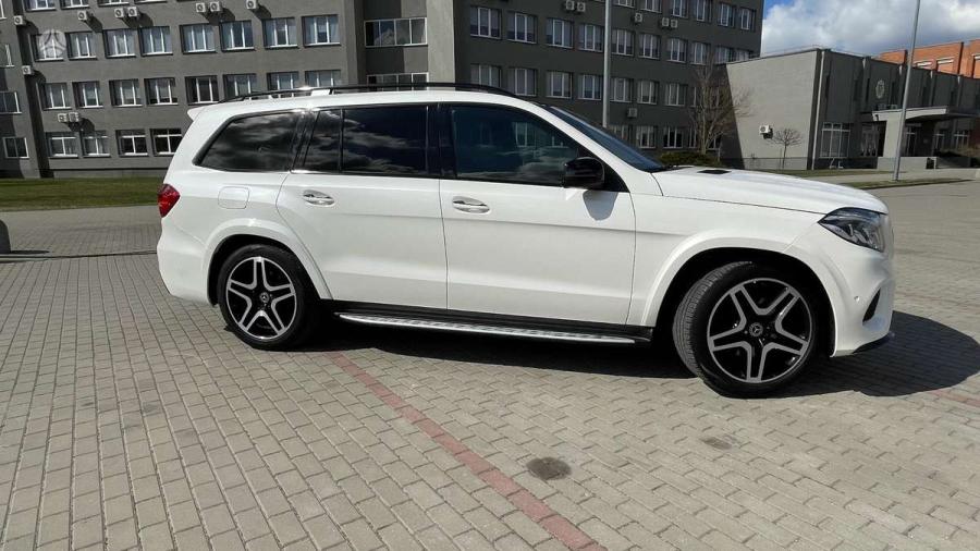 Белый Мерседес ГЛ 350 2015 в Каунас, объемом двигателя 2.99 л и пробегом 229 тыс. км за 27800 €, фото 3 на AUTOMOTO.COM.LV