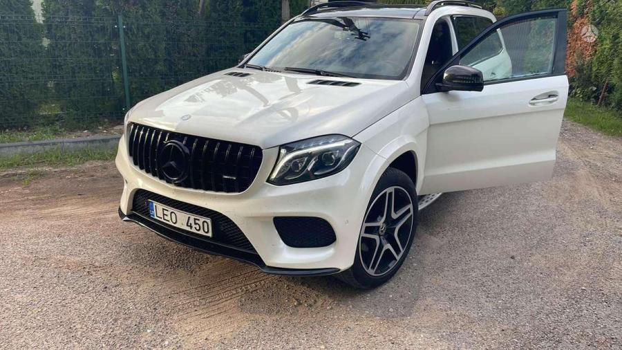 Белый Мерседес ГЛ 350 2015 в Каунас, объемом двигателя 2.99 л и пробегом 229 тыс. км за 27800 €, фото 13 на AUTOMOTO.COM.LV