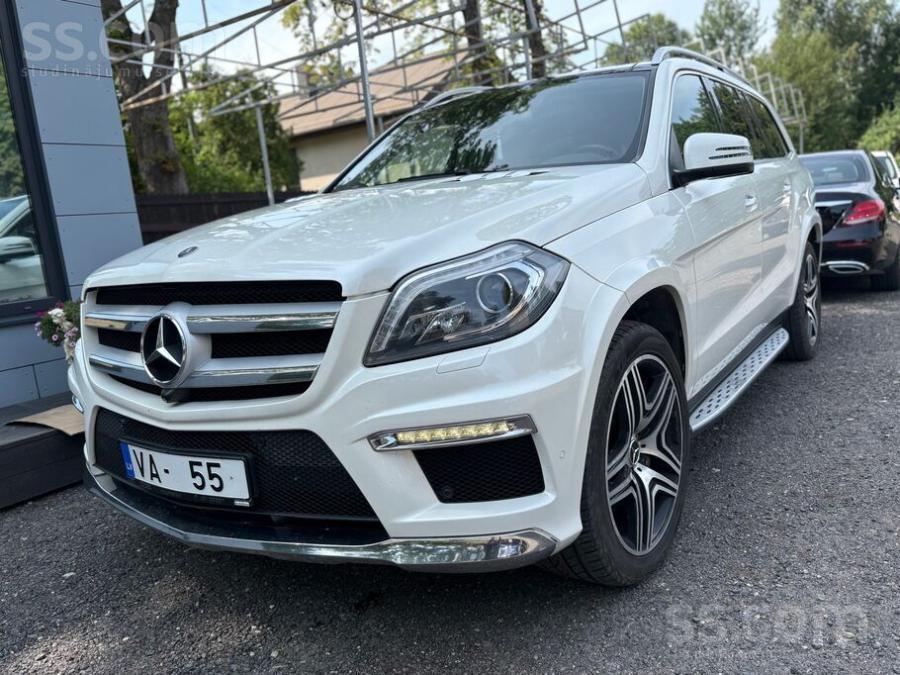 White Mercedes-Benz GL 350 2015 in Riga, with an engine capacity of 3.00 L and mileage of 0 thousand km for 23750 €, photo 1 on AUTOMOTO.COM.LV