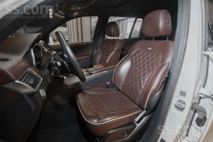 White Mercedes-Benz GL 350 2016 in Riga, with an engine capacity of 3.00 L and mileage of 85 thousand km for 32500 €, photo 13 on AUTOMOTO.COM.LV