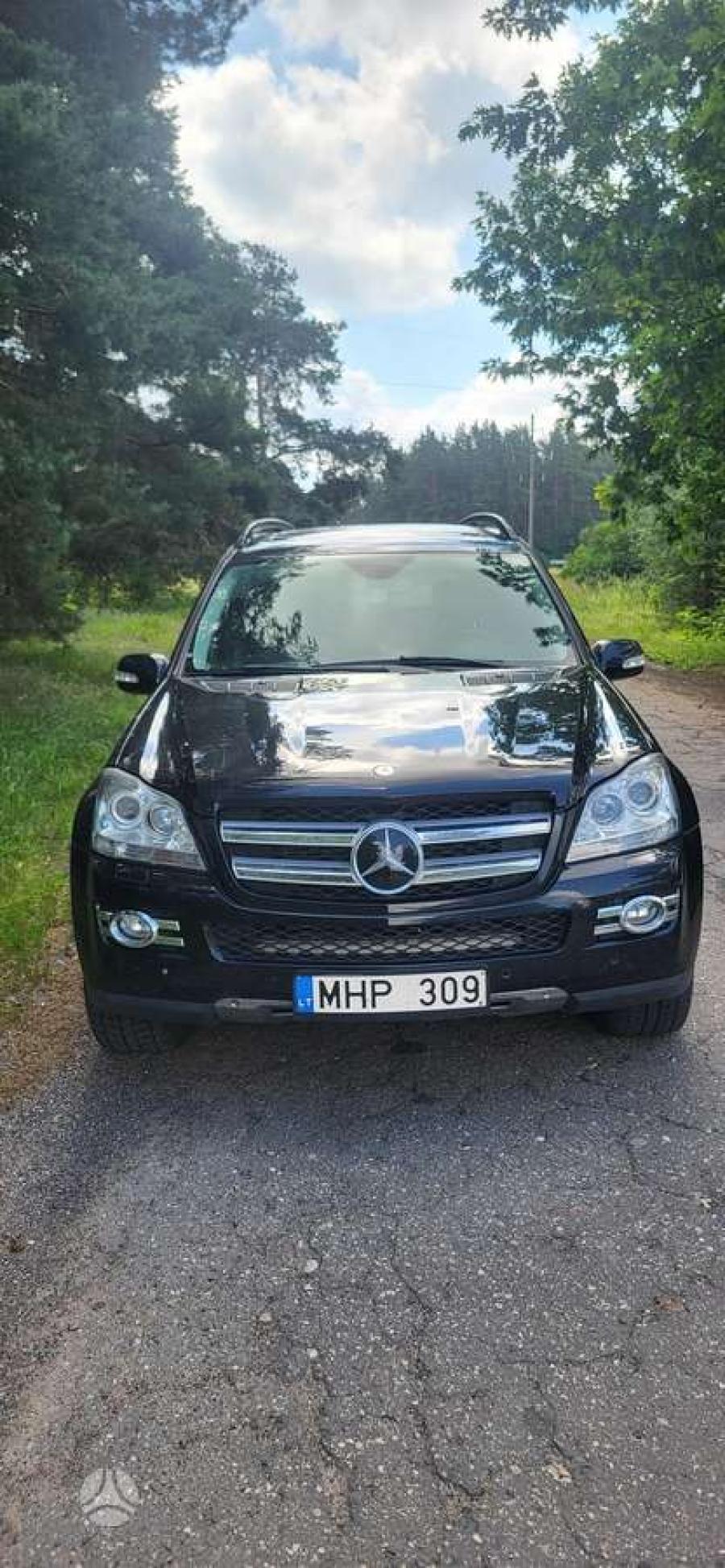 Черный Мерседес ГЛ 420 2006 в Ионава, объемом двигателя 4.20 л и пробегом 287 тыс. км за 6500 €, фото 8 на AUTOMOTO.COM.LV