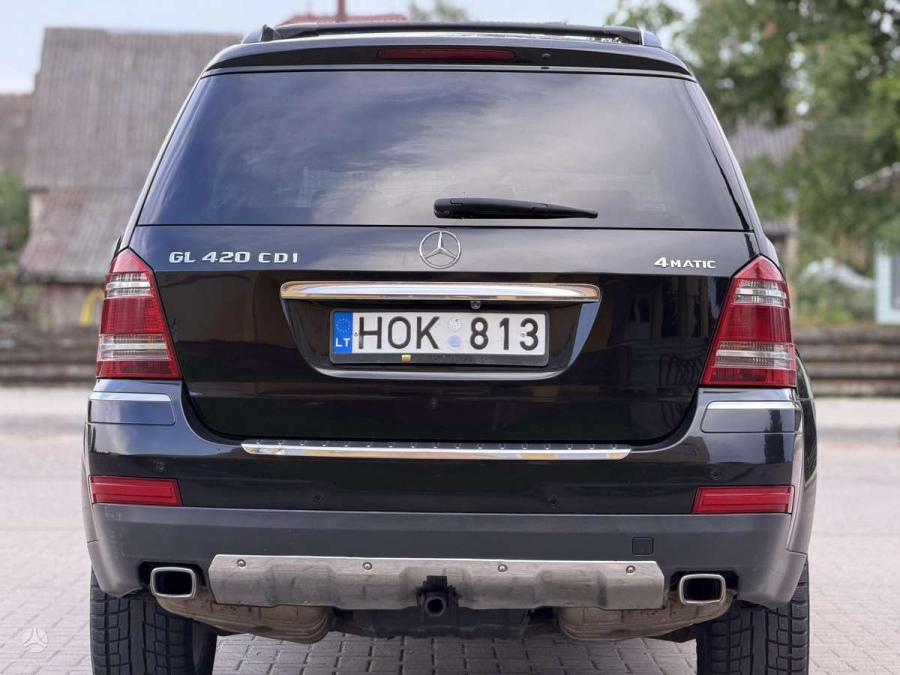 Черный Мерседес ГЛ 420 2007 в Кайшядорис, объемом двигателя 4.00 л и пробегом 330 тыс. км за 6400 €, фото 9 на AUTOMOTO.COM.LV