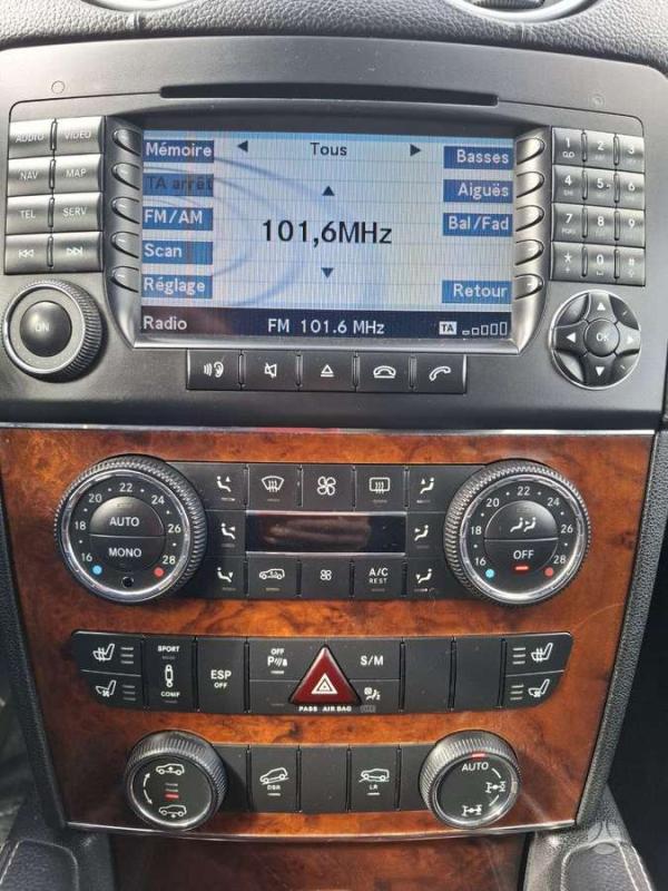 Черный Мерседес ГЛ 420 2007 в Таураге, объемом двигателя 4.00 л и пробегом 322 тыс. км за 5700 €, фото 11 на AUTOMOTO.COM.LV