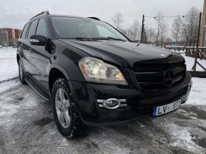 Black Mercedes-Benz GL 450 2006 in Riga, with an engine capacity of 4.70 L and mileage of 0 thousand km for 4650 €, photo  on AUTOMOTO.COM.LV