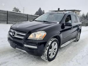 Black Mercedes-Benz GL 450 2012 in Kaunas, with an engine capacity of 4.66 L and mileage of 160 thousand km for 9350 €, photo 3 on AUTOMOTO.COM.LV
