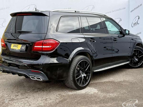 Black Mercedes-Benz GL 450 2014 in Klaipeda, with an engine capacity of 4.66 L and mileage of 156 thousand km for 23300 €, photo 3 on AUTOMOTO.COM.LV