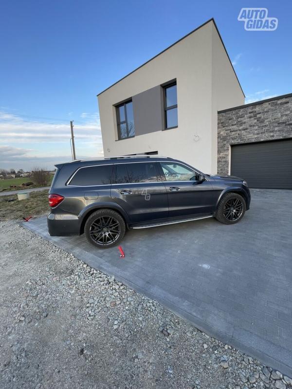 Grey Mercedes-Benz GL 450 2013 in Kaunas, with an engine capacity of 4.50 L and mileage of 190 thousand km for 19400 €, photo 5 on AUTOMOTO.COM.LV