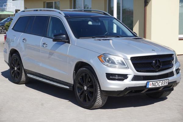 Pelēks Mercedes-Benz GL 450 2015 Kvietiniai, ar dzinēja tilpumu 3.00 L un nobraukumu 181 tūkst. km par 17500 €, foto 3 vietnē AUTOMOTO.COM.LV