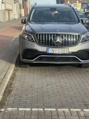 Pelēks Mercedes-Benz GL 450 2016 Kauņa, ar dzinēja tilpumu 3.00 L un nobraukumu 200 tūkst. km par 19900 €, foto 2 vietnē AUTOMOTO.COM.LV