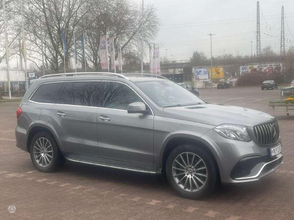 Pelēks Mercedes-Benz GL 450 2016 Kauņa, ar dzinēja tilpumu 3.00 L un nobraukumu 200 tūkst. km par 19900 €, foto 4 vietnē AUTOMOTO.COM.LV