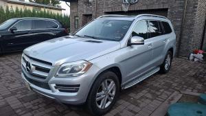 Grey Mercedes-Benz GL 450 2016 in Kaunas, with an engine capacity of 3.00 L and mileage of 150 thousand km for 16200 €, photo  on AUTOMOTO.COM.LV