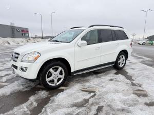 Balts Mercedes-Benz GL 450 2007 Kauņa, ar dzinēja tilpumu 4.66 L un nobraukumu 162 tūkst. km par 6990 €, foto  vietnē AUTOMOTO.COM.LV