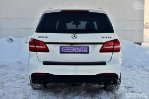 White Mercedes-Benz GL 450 2013 in Kretinga, with an engine capacity of 4.70 L and mileage of 213 thousand km for 17650 €, photo 9 on AUTOMOTO.COM.LV