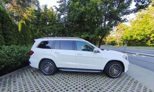 Balts Mercedes-Benz GL 450 2013 Viļņa, ar dzinēja tilpumu 4.66 L un nobraukumu 258 tūkst. km par 14000 €, foto  vietnē AUTOMOTO.COM.LV