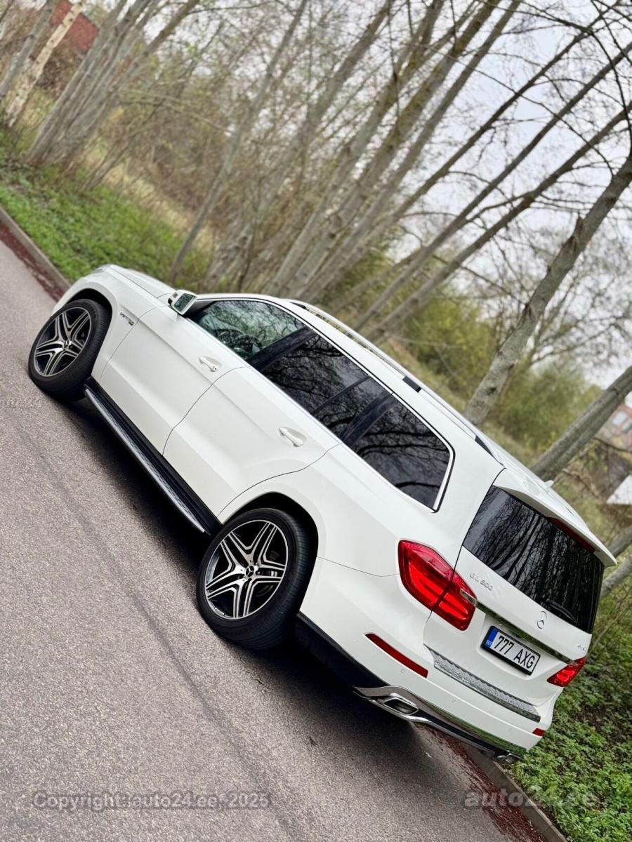 White Mercedes-Benz gl-500 2013 in Tallinn, with an engine capacity of 4.70 L and mileage of 274 thousand km for 25500 €, photo 2 on AUTOMOTO.COM.LV
