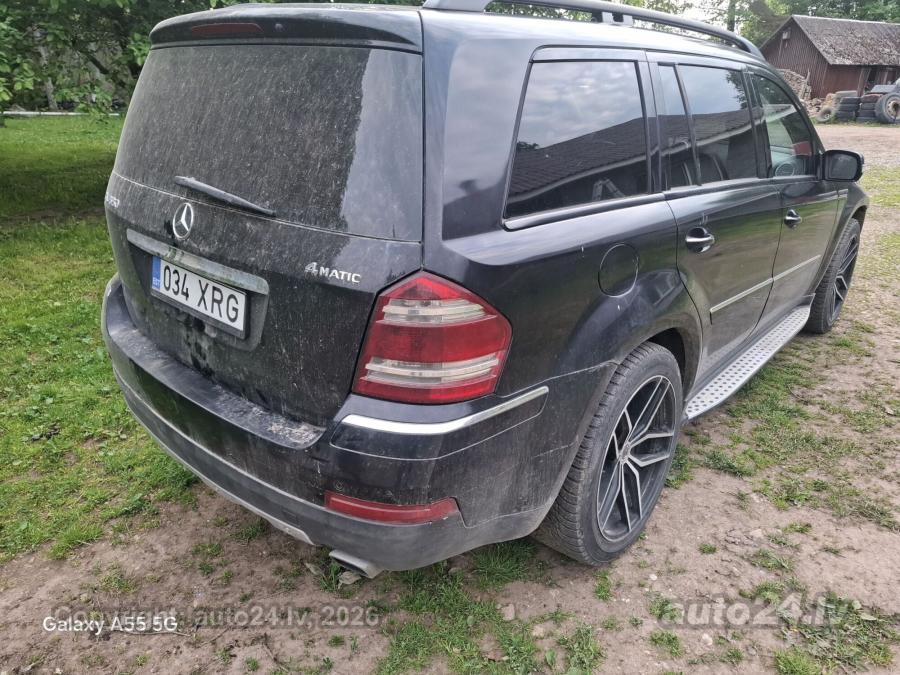 Black Mercedes-Benz GL-Class 2008 in Voru, with an engine capacity of 5.50 L and mileage of 0 thousand km for 9500 €, photo 5 on AUTOMOTO.COM.LV