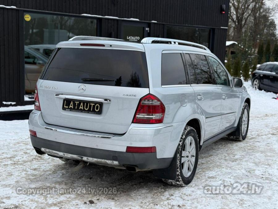 Grey Mercedes-Benz GL-Class 2008 in Riga, with an engine capacity of 3.00 L and mileage of 248 thousand km for 11990 €, photo 5 on AUTOMOTO.COM.LV