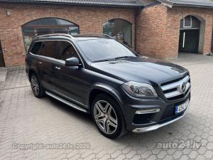 Grey Mercedes-Benz GL-Class 2015 in Viljandi, with an engine capacity of 4.70 L and mileage of 253 thousand km for 34900 €, photo 6 on AUTOMOTO.COM.LV