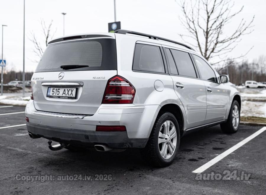 Grey Mercedes-Benz GL-Class 2007 in Tallinn, with an engine capacity of 3.00 L and mileage of 399 thousand km for 7990 €, photo 6 on AUTOMOTO.COM.LV