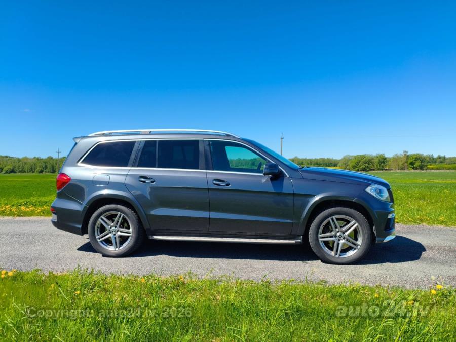 Grey Mercedes-Benz GL-Class 2013 in Tallinn, with an engine capacity of 3.00 L and mileage of 252 thousand km for 24000 €, photo 3 on AUTOMOTO.COM.LV