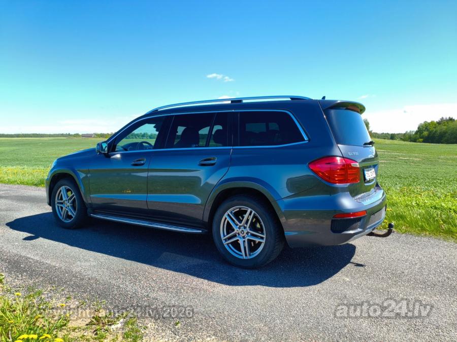 Grey Mercedes-Benz GL-Class 2013 in Tallinn, with an engine capacity of 3.00 L and mileage of 252 thousand km for 24000 €, photo 4 on AUTOMOTO.COM.LV