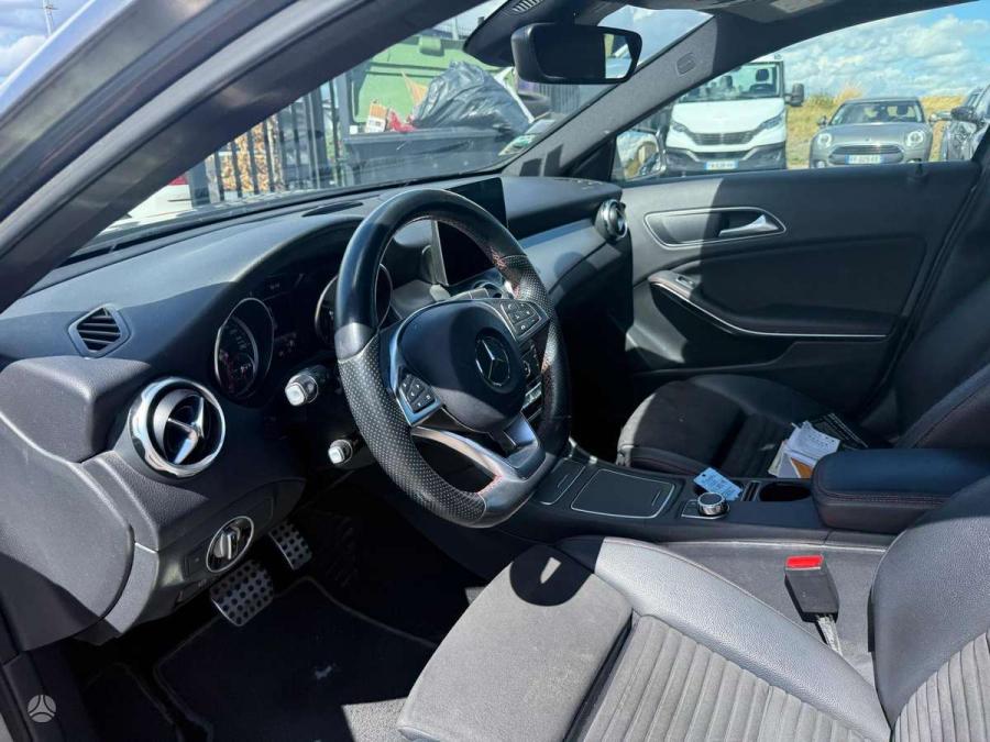 Pelēks Mercedes-Benz GLA 180 2018 Viļņa, ar dzinēja tilpumu 1.60 L un nobraukumu 168 tūkst. km par 15400 €, foto 6 vietnē AUTOMOTO.COM.LV